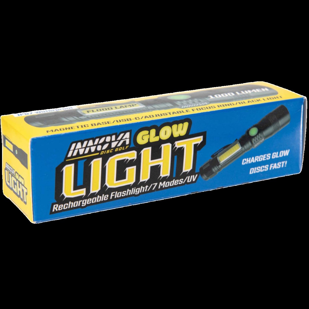 Innova LED/UV Rechargeable Flashlight | 290,- | Disc Tree
